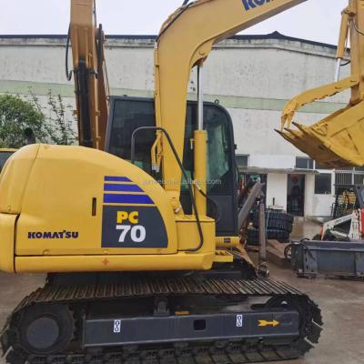 China 7 Ton Used Japan Excavator 8 Ton Komatsu PC70 PC60 KOOP or CHANGCHAI Engine for sale