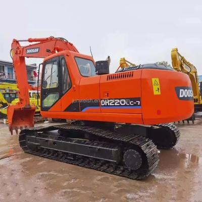 China Crawler Excavator Moving Type Doosan 220 Digger DH220 DX225 for Maximum Digging Height for sale
