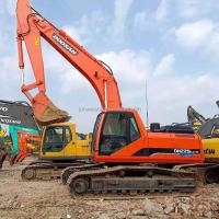 China Crawler Excavator Moving Type Doosan 220 Digger DH220 DX225 for Maximum Digging Height for sale