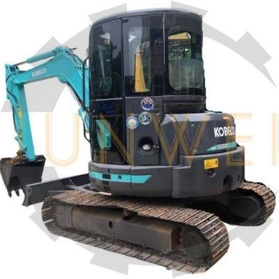 China KOBELCO 55 Hydraulic Mini Excavator SK50 SK55 SK60 SK70 Used Machine with Consumption for sale