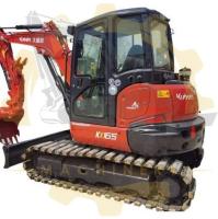 China KX165 Mini Kubota Excavator 6000 KG Machine Weight and 0.65m3 Bucket Capacity for sale