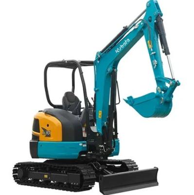 China 3000 KG Micro tracked Kubota U30 U35 Used Mini Excavator for Digger Remanufactured for sale