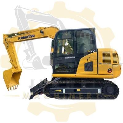 China 7 Ton Excavator 8 Ton Komatsu PC70 PC60 in Japan Directly Crawler Max Digging Radius 1450mm for sale
