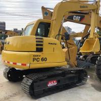 China Japan Komatsu PC60 6 Ton Excavator Unique Selling Point High Operating Efficiency for sale