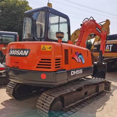 China Used DOOSAN DH55 Excavator Original DX55 DX60 for Construction Works in Good Condition for sale