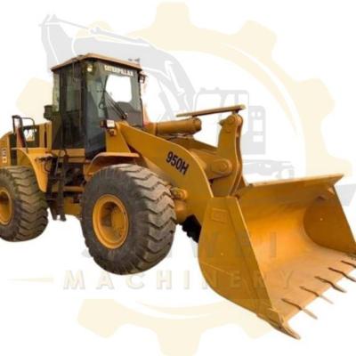 China Secondhand Caterpillar 950 Wheel Loader Cat 950G 950H Front End Loader with 2.4CBM Bucket for sale