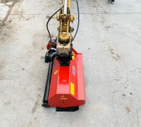 China Customized Sany Mini Excavator with Hydraulic Lawn Mower Attachments Rated Speed 2km/h for sale