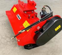China Customized Sany Mini Excavator with Hydraulic Lawn Mower Attachments Rated Speed 2km/h for sale