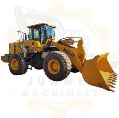 China SDLG LG956L 5 Ton Front End Loader Hydraulic Power 4 Wheel and Used for Forestry Mulcher for sale
