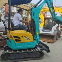 China 3000 KG Mini Excavators Kubota Mining Tracked U15 U20 U30 U35 Used Excavator for sale