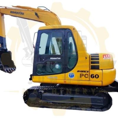 China KOOP engine Used Japan Komatsu Excavator 6 TON Second hand digger Komatsu PC55 pc60 for sale