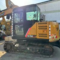 China Maximum Digging Height 3350mm Sany SY75c SY55 SY60 SY75 SY95 Mini Excavator for Market for sale