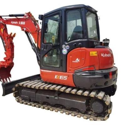 China KX165 Kubota Excavator 6 Ton with 0.65m3 Bucket Capacity and Kawasaki Hydraulic Valve for sale