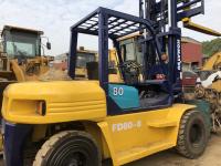 China Komatsu 8 Ton Forklift Heavy Load Capacity for Construction Efficiency and Performance for sale