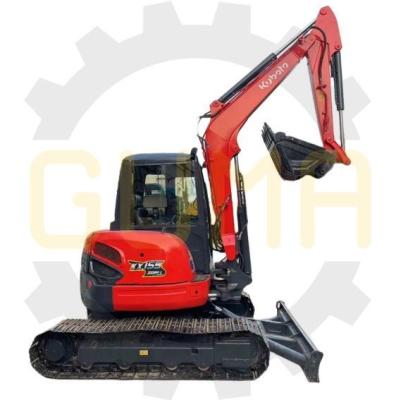 China KX155 KX161 Japanese Used Digger Kubota Mini Excavator with 0.6m3 Bucket for sale