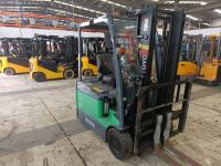 China 1.5 Ton Electric Forklift FD15 with 3000kg Loading Capacity and 2 Stage/3 Stage Mast for sale