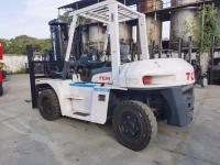 China TCM 7 Ton Forklift Used Original Japan Made FD70 with Power type Lifting Pallet Truck for sale