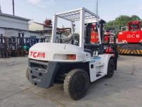 China TCM 7 Ton Forklift Used Original Japan Made FD70 with Power type Lifting Pallet Truck for sale
