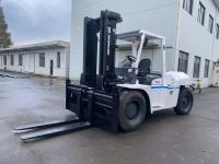 China 10 Ton TCM Diesel Forklift in Japan with 2 Stage Mast for sale