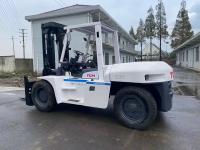 China 10 Ton TCM Diesel Forklift in Japan with 2 Stage Mast for sale