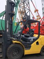 China FD50 5t Komatsu Forklift Japan ISUZU Engine Used Manual Hydraulic Lifting Pallet Truck for sale