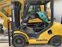 China FD30 FD80 FD50 Used Diesel Forklift 3 ton Secondhand Komatsu Japan with 550mm Fork Width for sale