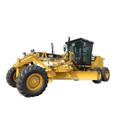 China 18000 kg CAT 140k Motor Grader Secondhand Caterpillar 140G 140K 140 Wheel Manual Grader for sale
