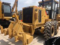 China Japan Used CAT 140K Motor Grader with Bosch Rexroth Hydraulic Cylinder Affordable for sale