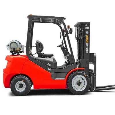 China 1150mm Fork Length 2.5 Ton LPG/Gasoline Forklift Truck for Building Material Shops for sale