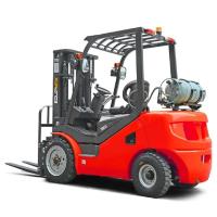 China 1150mm Fork Length 2.5 Ton LPG/Gasoline Forklift Truck for Building Material Shops for sale