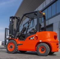 China Loading Capacity 3000kg 3.5 ton diesel forklift truck with euro 3 euro 5 EPA engine for sale