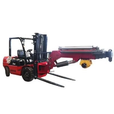 China Heavy Duty 5 ton Diesel All Terrain Forklift with Lifting Tools and Telescopic Handler for sale