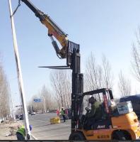 China Heavy Duty 5 ton Diesel All Terrain Forklift with Lifting Tools and Telescopic Handler for sale