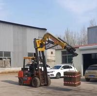 China Diesel All Terrain Forklift with 2 Stage/3 Stage Mast and Telescopic Handler Crane Arm for sale