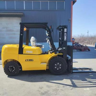 China Japan ISUZU Engine 5 Ton Diesel Forklift Truck with Fork Positioner and Side Shifter for sale