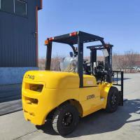 China Japan ISUZU Engine 5 Ton Diesel Forklift Truck with Fork Positioner and Side Shifter for sale
