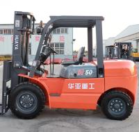 China Japan ISUZU Engine 5 Ton Diesel Forklift Truck with Fork Positioner and Side Shifter for sale