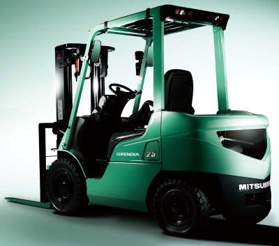 China Hydraulic Lifting Pallet Truck 3 Ton Capacity Mitsubishi FD30 3 Mast 4.5m Japan Very for sale