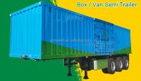 China 3 Axle 40ft Gooseneck Curtain Side Curtainsider Cargo Wing Open Box Van Box Truck Semi Trailer in HOWO for sale