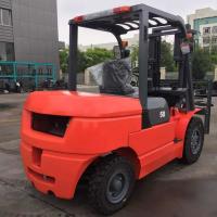 China 5 Ton Diesel Forklift Truck with ISUZU Engine Fork Positioner and Side Shifter Euro5/EPA for sale