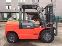 China 5 Ton Diesel Forklift Truck with ISUZU Engine Fork Positioner and Side Shifter Euro5/EPA for sale