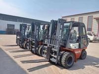 China FD50T 5Ton 3m 5m 6m 3 Stage Mast Cab Diesel Forklift Euro5/EPA for Manufacturing Plant for sale