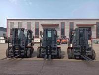 China FD50T 5Ton 3m 5m 6m 3 Stage Mast Cab Diesel Forklift Euro5/EPA for Manufacturing Plant for sale