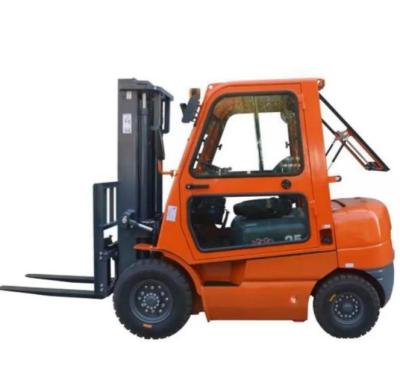 China FD50T 5Ton 3ton 5m 6m 3 stage mast Diesel Forklift with cabin Euro5/EPA for sale