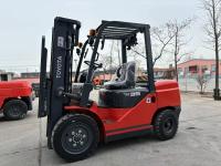 China 150mm Min. Lifting Height Manual Hydraulic Forklift for 3.5 Ton Japanese Forklift for sale
