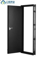 China GoodSound Fire resistance theater sound insulation acoustic sliding soundproof door for sale