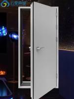China GoodSound Fire resistance theater sound insulation acoustic sliding soundproof door for sale