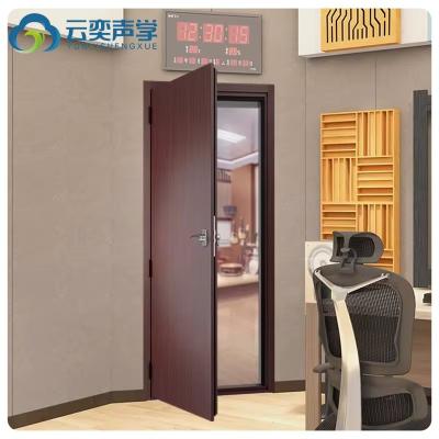 China Fireproof Acoustic Steel Wood Composite Soundproof Doors Drum Room Laboratory for sale
