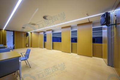 China Soundproof Folding Partition And Sliding Walls Operable Movable Door For Office To Divide The Room for sale