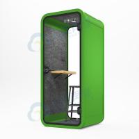 China Movable Silence Sound Proof Acoustic Booth For Office Meeting Office Pod Sound-isolated Lounge Space Single Phone Booth for sale